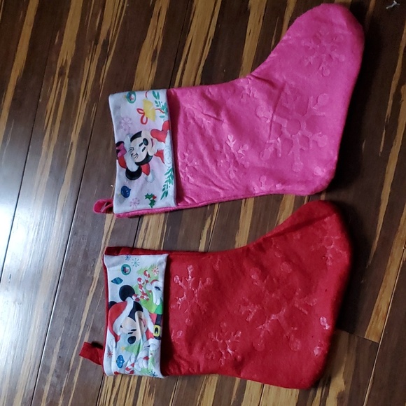 Disney | Holiday | Mickey And Minnie Mouse Stockings | Poshmark